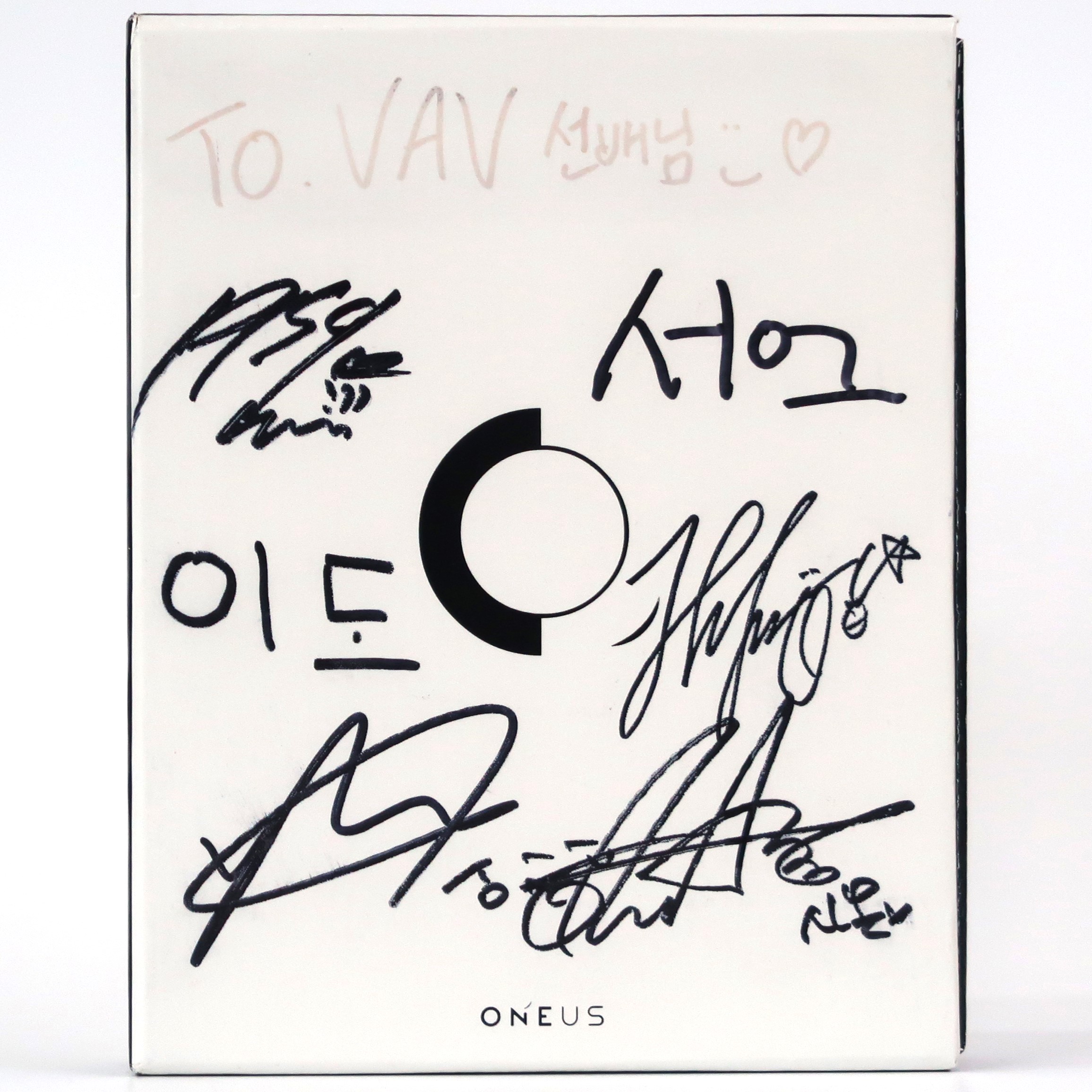 Oneus - Fly With Us Signed CD Promo Album + Message to VAV K-Pop 2019 ...