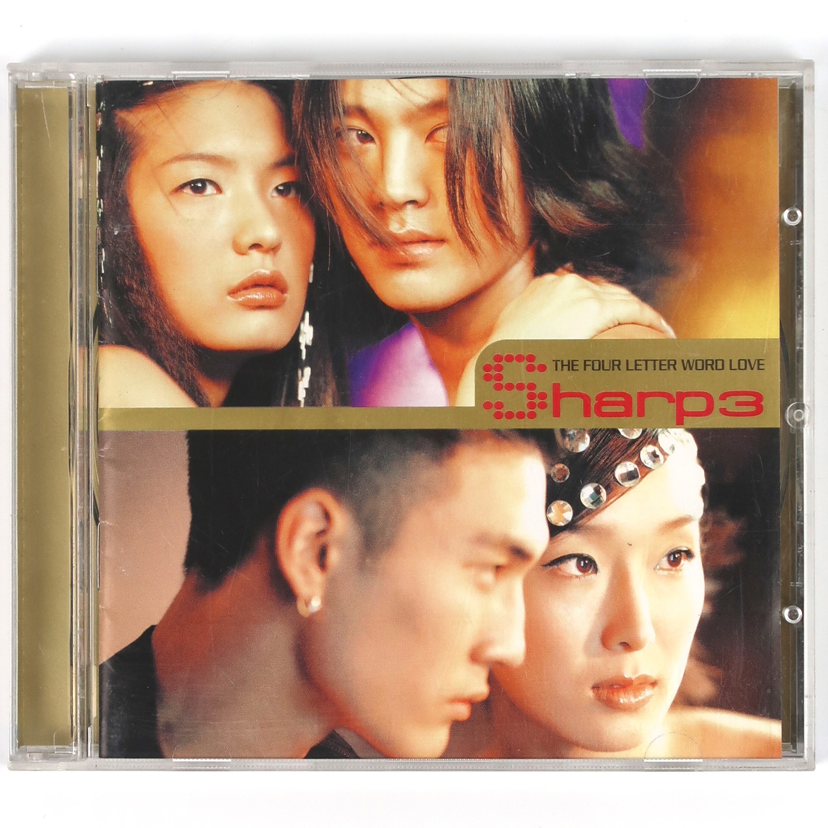 Sharp - The Four Letter Word Love Album CD 90s K-Pop 2000 Korea S#arp - Korea Disco