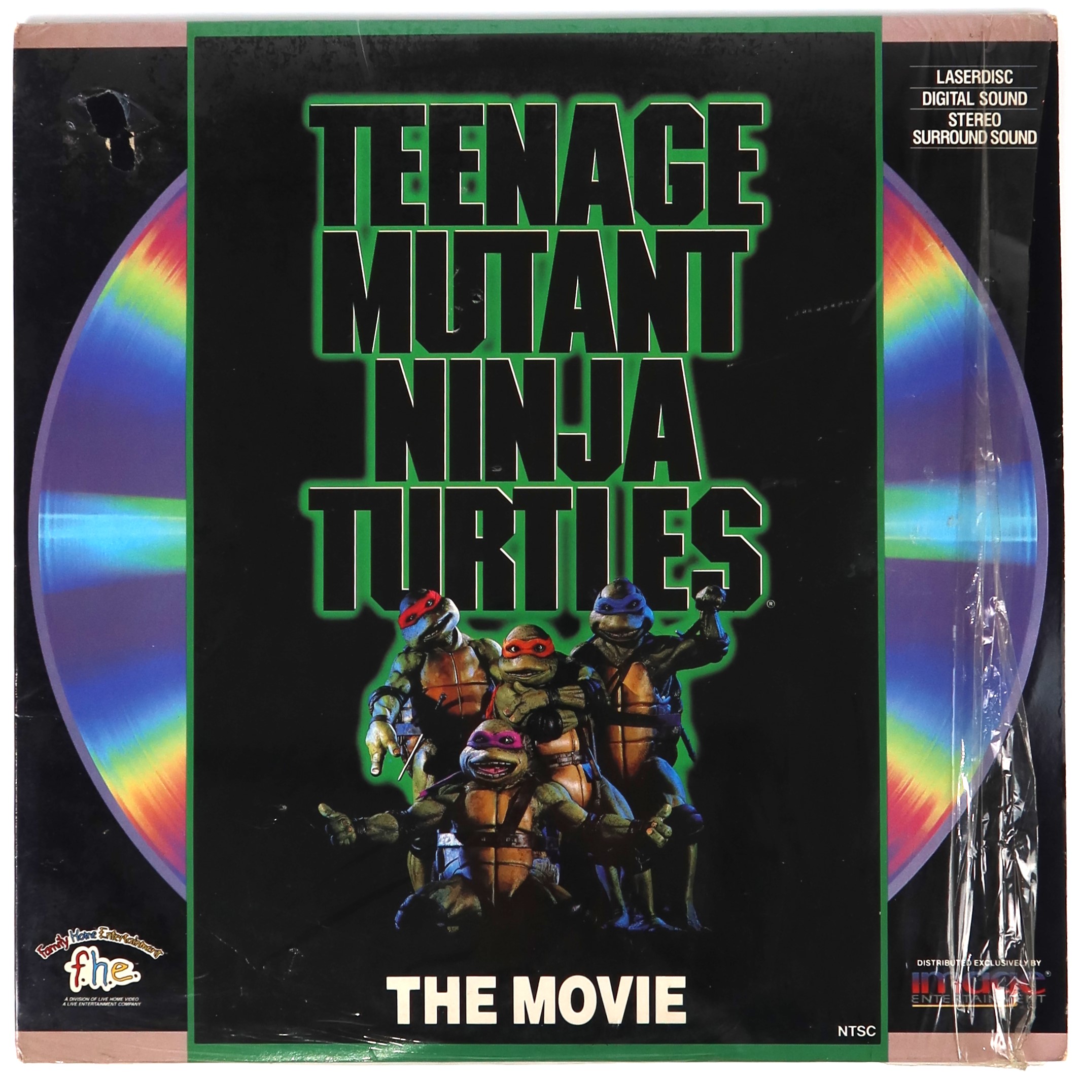 Teenage Mutant Ninja Turtles (1990) US Laserdisc LD - Korea Disco