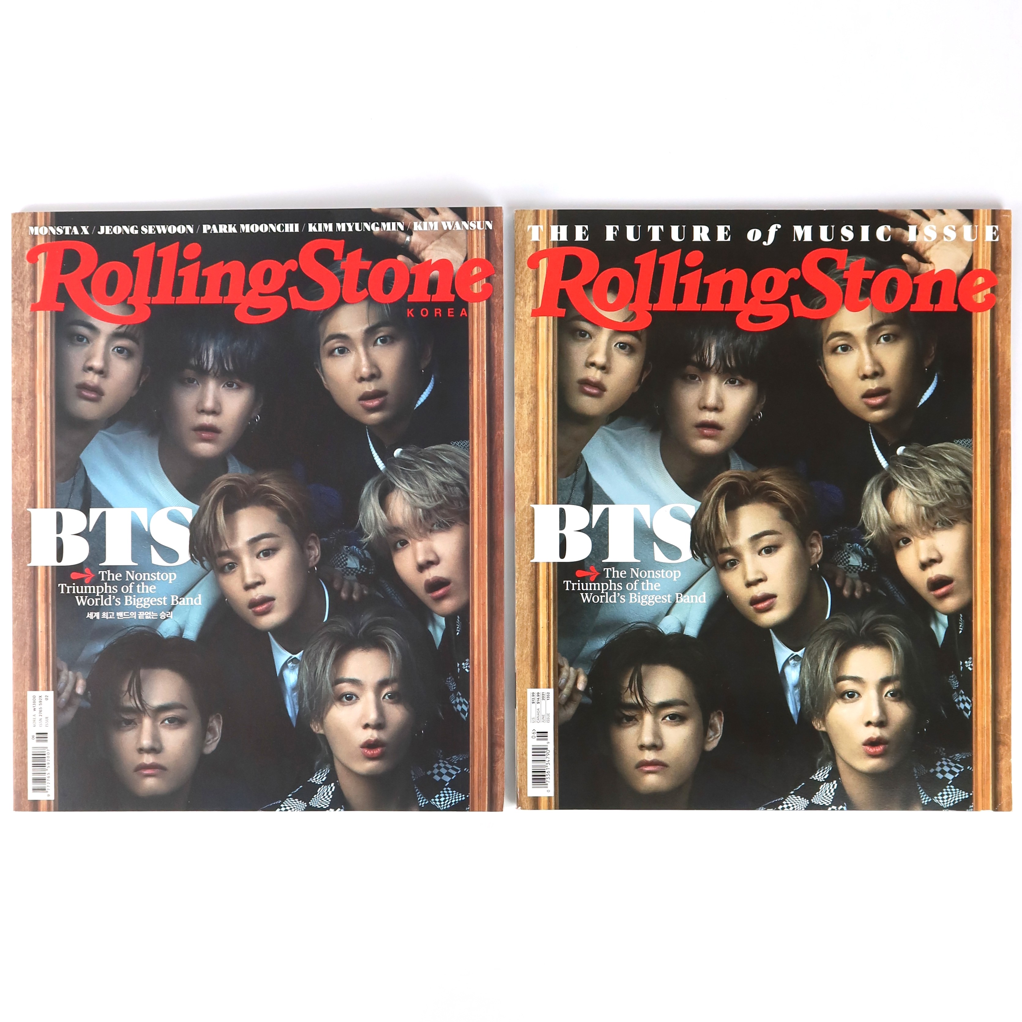 BTS Rolling Stone Magazine Korea + US Set April/June 2021 - Korea Disco